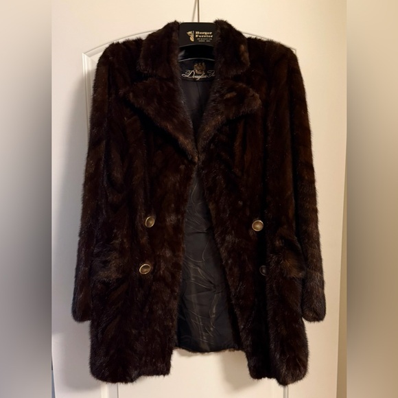 Douglas Furs | Jackets & Coats | Luxurious Womens Mahogany Brown 0 Mink ...